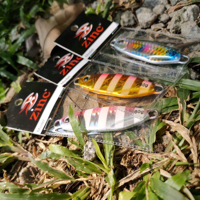 ZINC ROCKER LIGHT METAL JIG JIGGING FISHING LURE (60g) | Shopee Malaysia