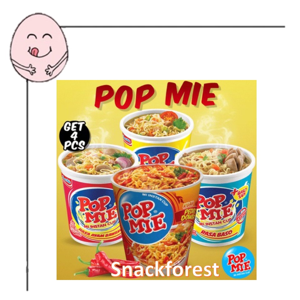 [Halal ] Indomie Popmie Instant cup noodle 🍜 | Shopee Malaysia