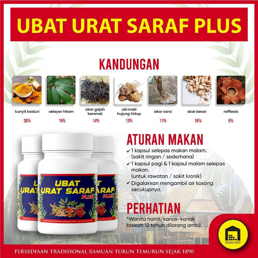 UBAT URAT SARAF PLUS @ UUSP 20KAPSUL ORIGINAL | Shopee Malaysia
