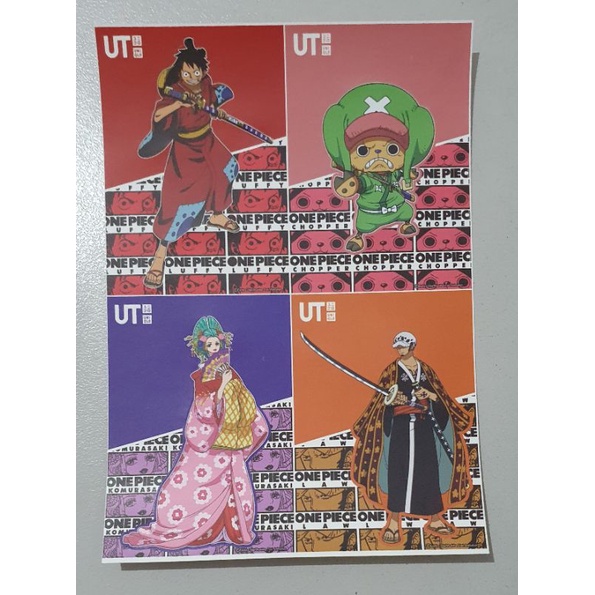 Uniqlo one piece wano Sticker | Shopee Malaysia