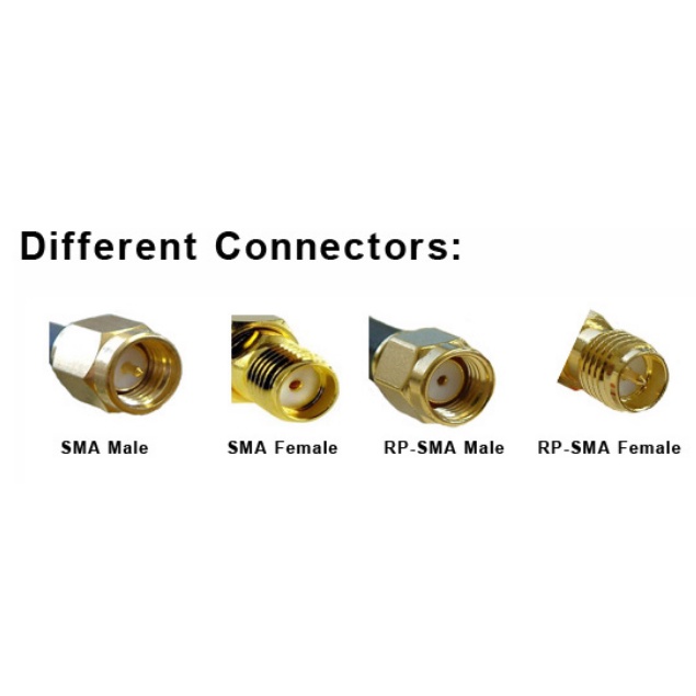 SMA-K-3 female head / SMA to SMC RF / SMA M to RP Female / SMA F to RP ...