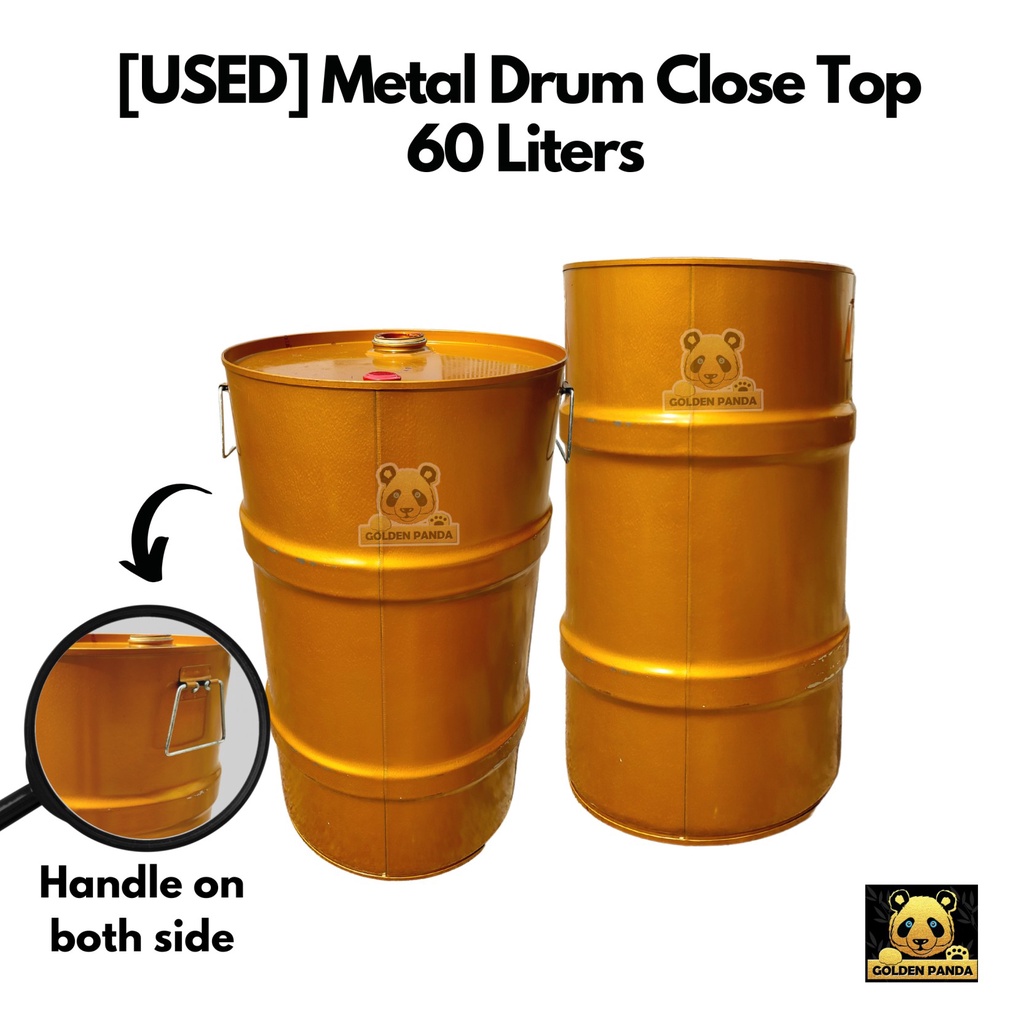 [USED] Steel Drum 60L/Tong Drum Besi/Tong Besi 60 Liter Barrel With ...