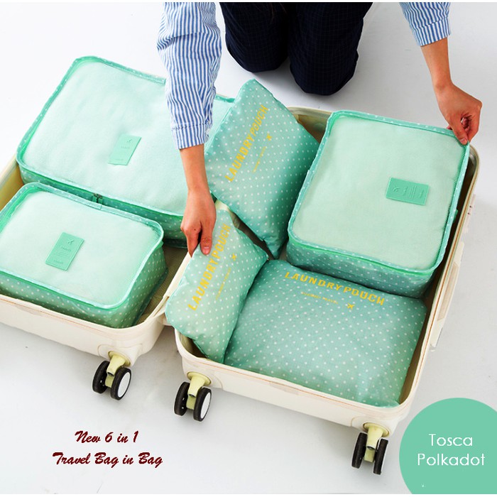 Early Year TAS KOPER TRAVEL BAG IN BAG BY TRAVEL ORGANIZER TOURISTER ...