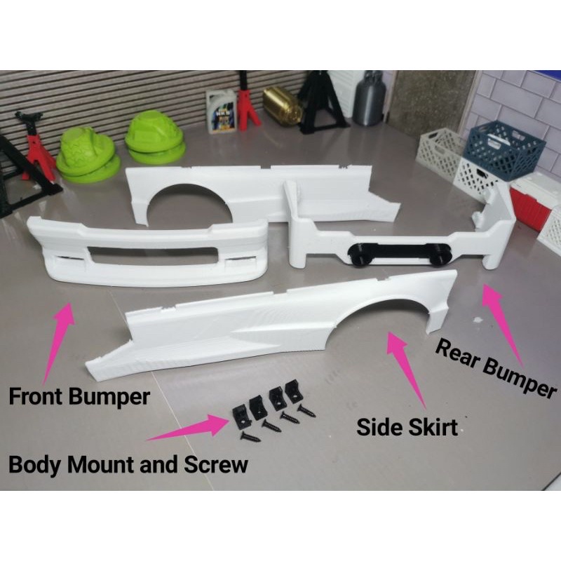 WPL D12 BODYKIT D12 KEI TRUCK BODYKIT FULL BODYKIT V1 V2 BODYKIT WPL ...