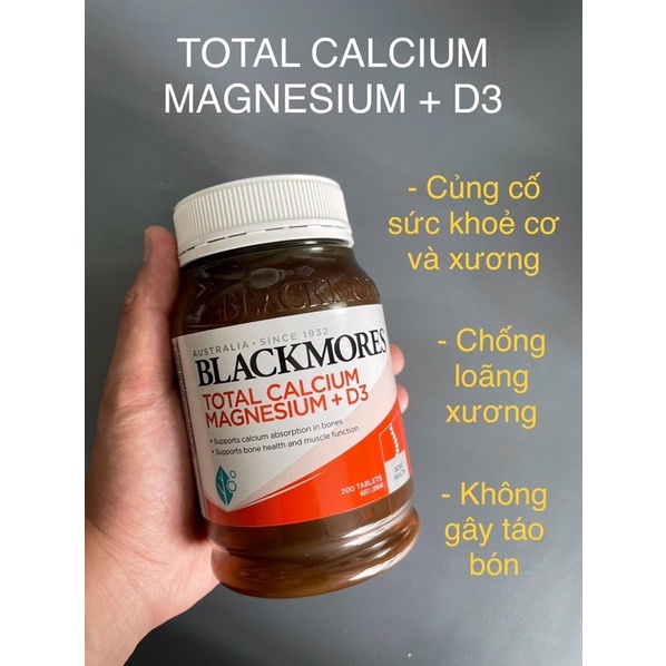 Calcium TOTAL BLACKMORES 200 Australian Tablets | Shopee Malaysia