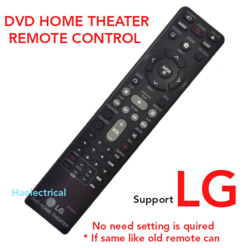 LG dvd home theater remote control | Shopee Malaysia