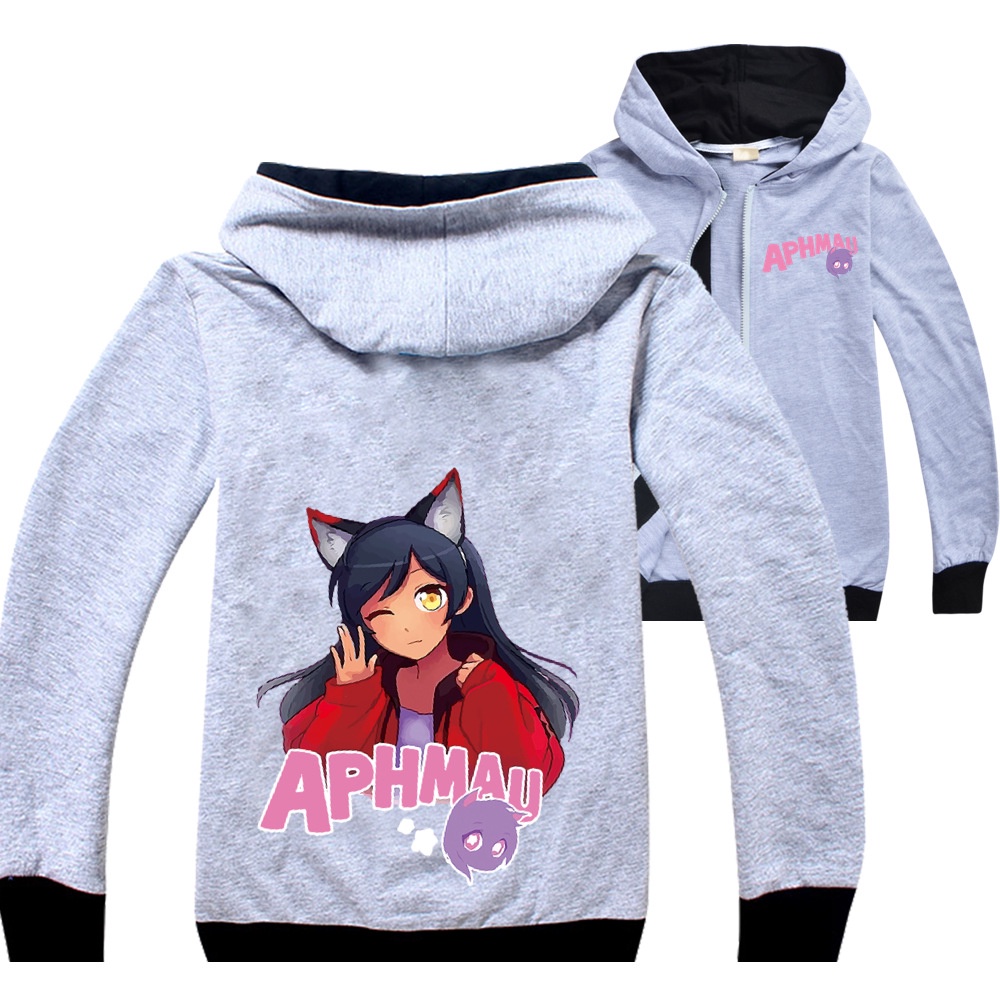 Kid Boys Girl Kuromi APHMAU Prints Long Sleeve Jacket Children Hoodie ...