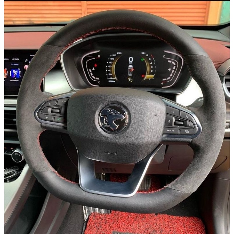 Proton X90 X70 X50 S70 Genuine 9002 Suede Leather Car Steering Cover ...