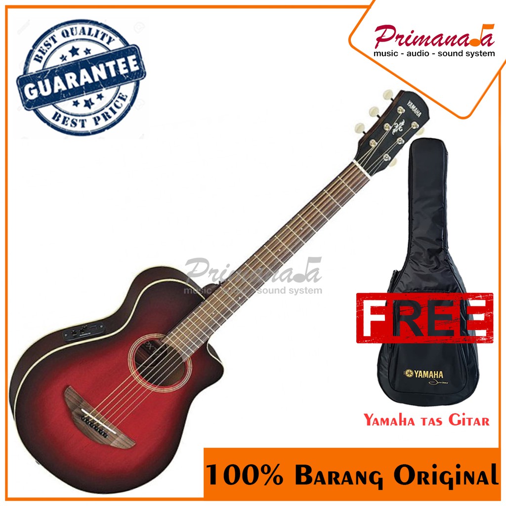 Yamaha APX-T2 DRB/APXT2/Electric Acoustic 3/4 Junior Guitar With ...