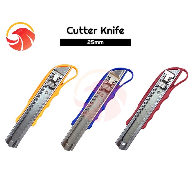 Cutter Knife Blade 25mm W/Spare Blade | Shopee Malaysia