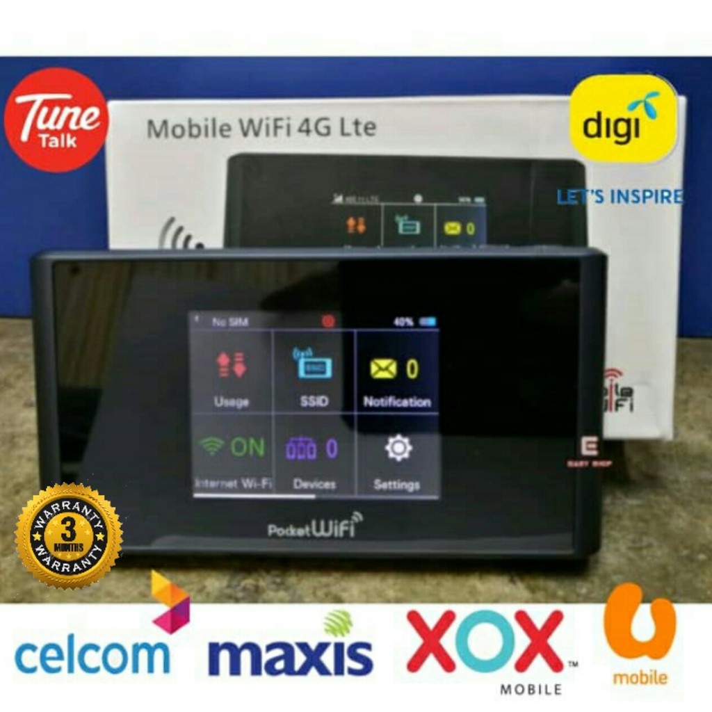 [EASY] READY STOCK MOBILE POCKET WIFI 4G LTE 165Mbps 305ZT | Shopee ...