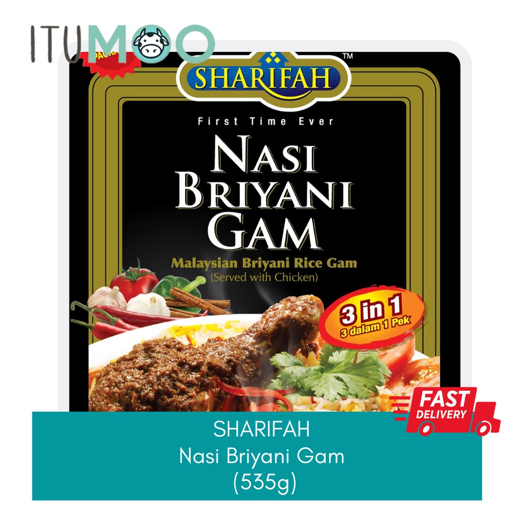 SHARIFAH Nasi Briyani Gam Ready To Cook (535g) | Shopee Malaysia