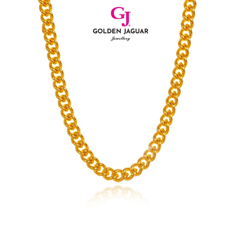 GJ Jewellery Emas Bangkok Emas Korea 24K Gold Plated Necklace Rantai ...