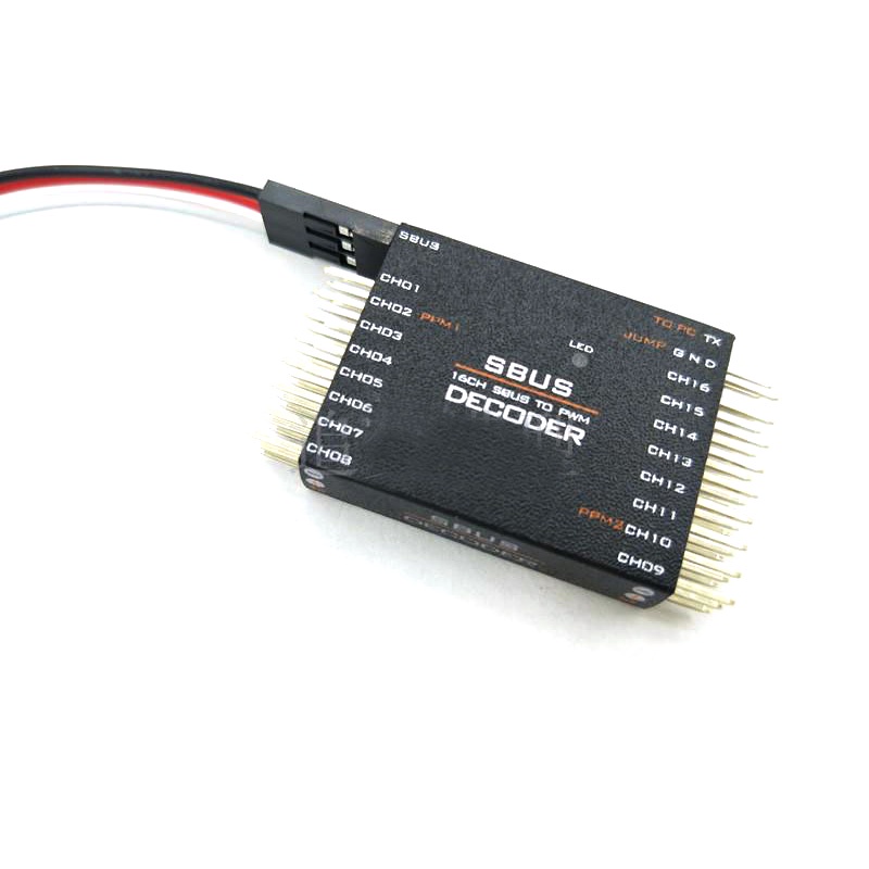 DIY SBUS To PWM/PPM Decoder 16 Channel Converter Receiver Signal ...