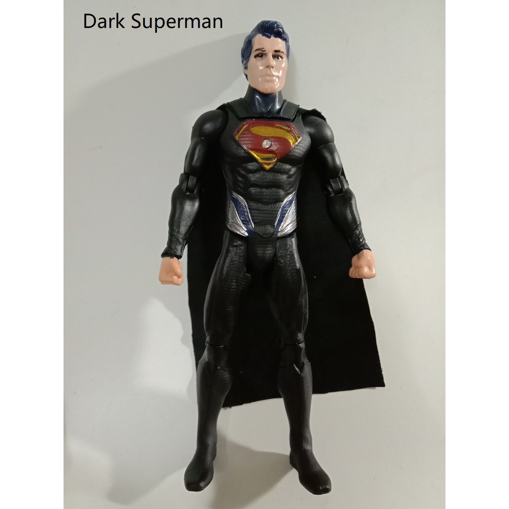 [Limited unit] Dark Superman Black superman action figure display craft ...