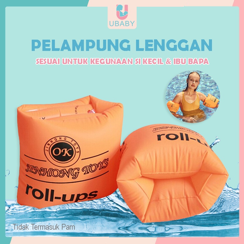 Inflatable Children Swimming Armband Swim Floating Sleeves Circle ...