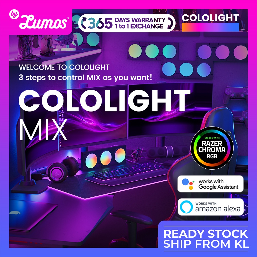 COLOLIGHT RGB MIX Light Pro 16million Colors Many Style Creative ...