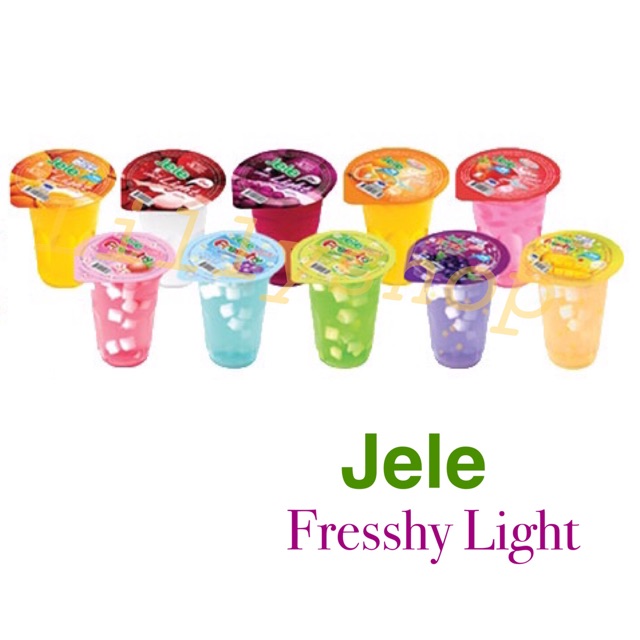 Thailand Jele Light Fresshy Beautie Cup 125gm Halal 1pack 6pcs | Shopee ...