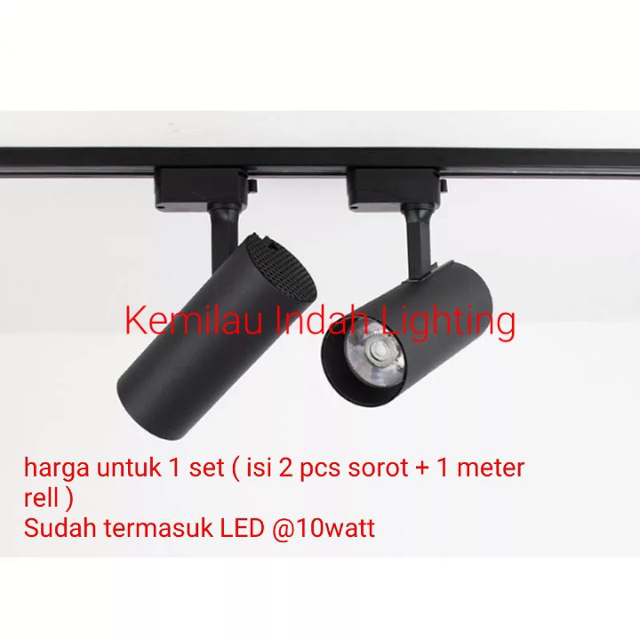 Spotlight 1 SET CONTAINS 2 LED TRACK LIGHT 10 WATT SPOT LIGHT SPOTLIGHT ...