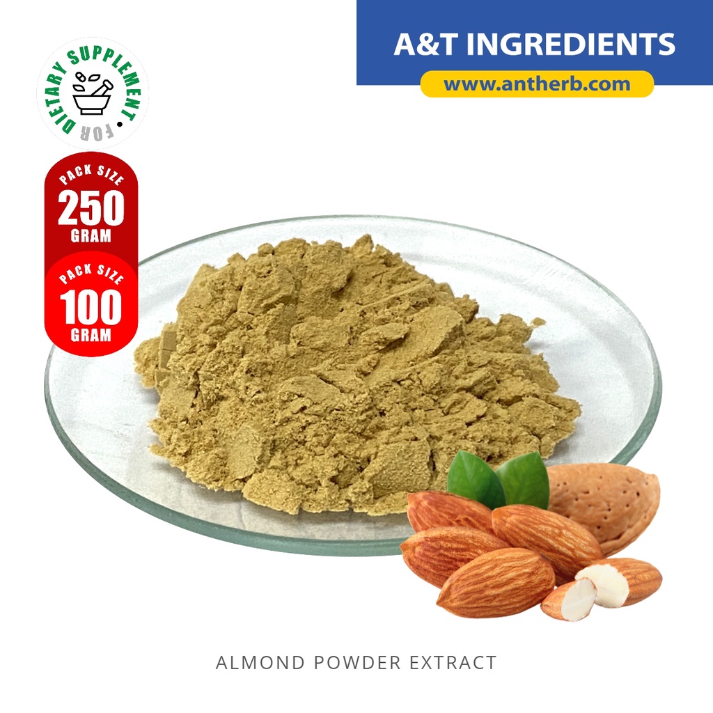 [100g/250g] Almond / Kacang Badam Powder Extract - HALAL Certified ...
