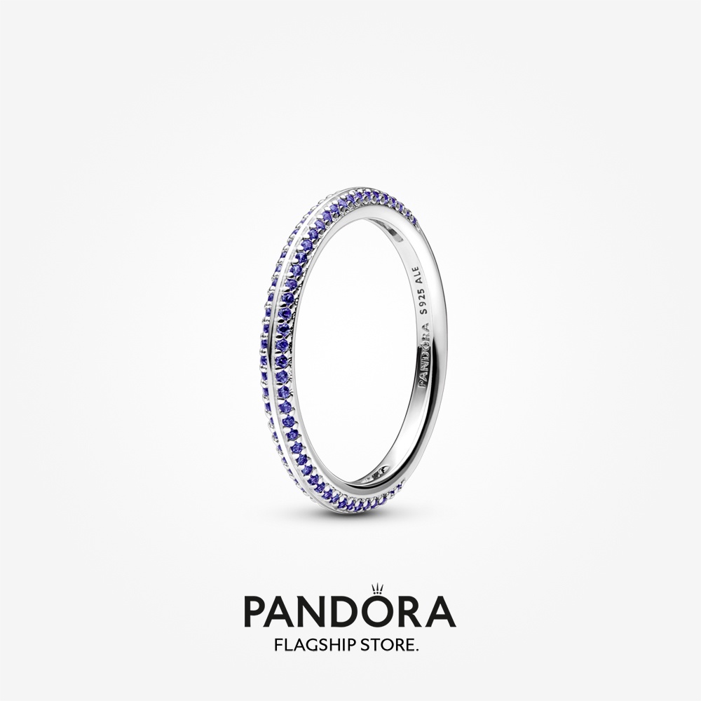 Pandora ME Blue Pavé Ring | Shopee Malaysia