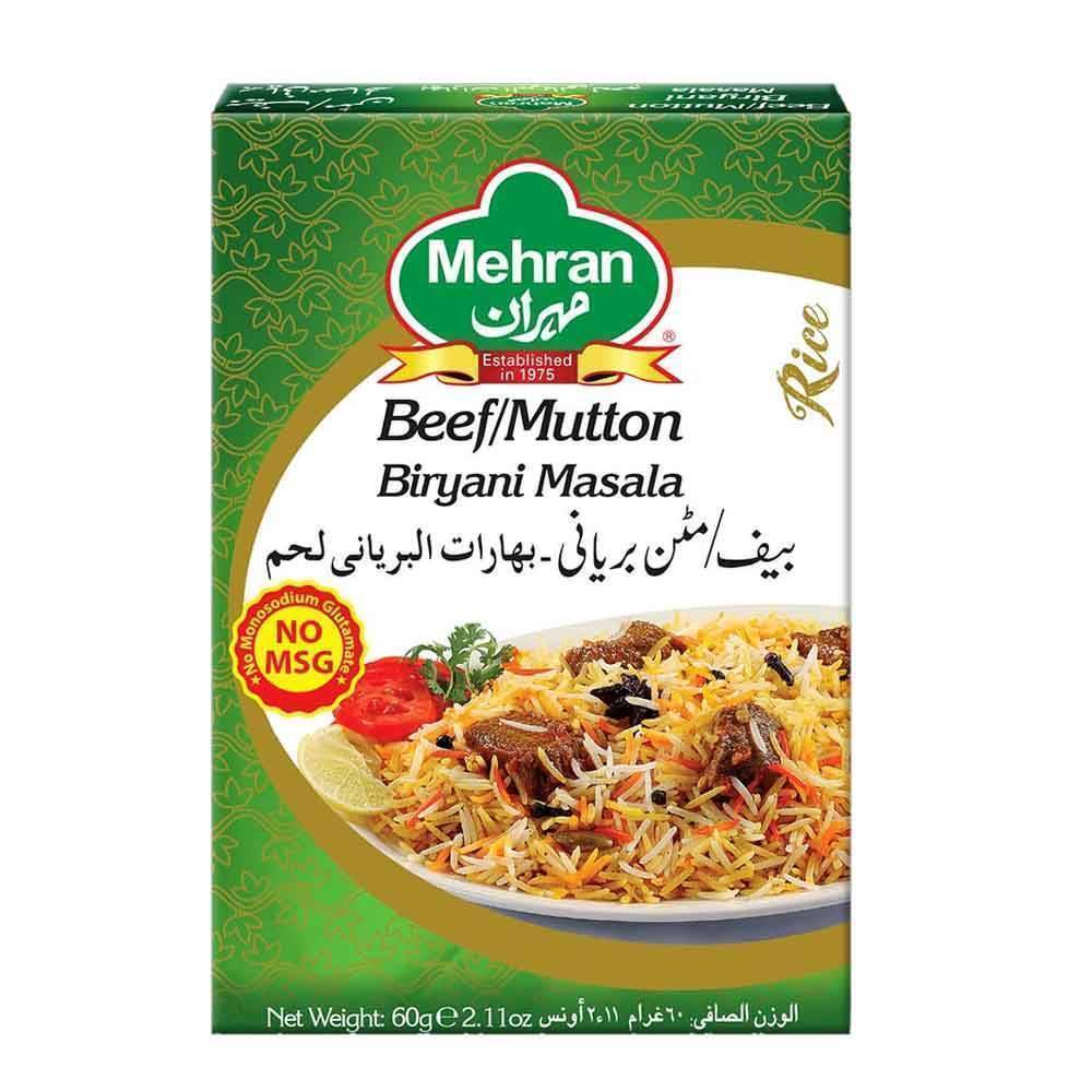 Mehran Beef / Mutton Biryani Masala Mix 60g | Shopee Malaysia