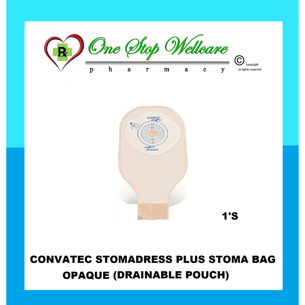 CONVATEC STOMADRESS PLUS STOMA BAG (OPAQUE) (DRAINABLE POUCH) 1'S ...