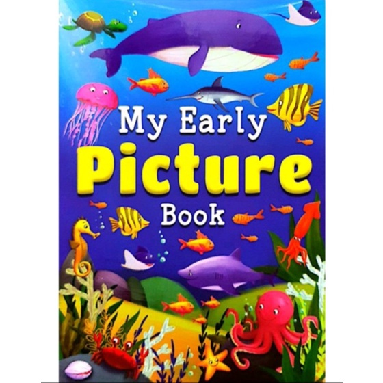 Blue cover My Early Picture Book early learning kids book | Shopee Malaysia