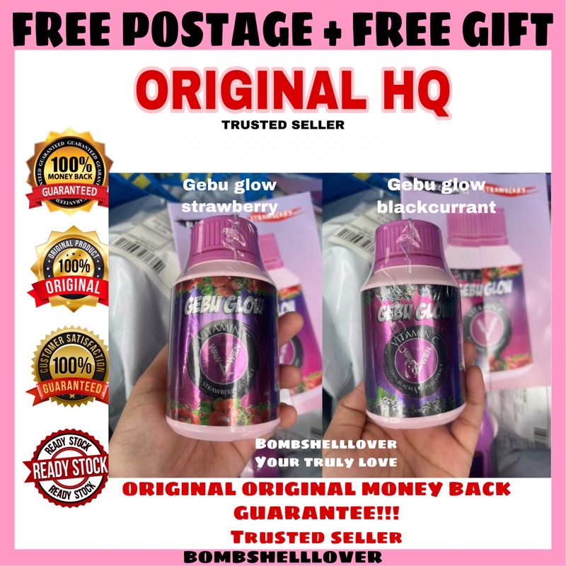 GEBU GLOW 100% ORIGINAL 🍓🍇 | Shopee Malaysia