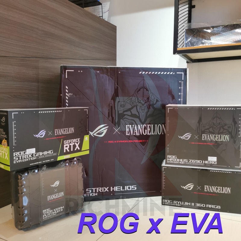 {Stok Tersedia} ROG X EVANGELION Limited EVA GAMING Z690 RTX 3080 ASUS ...
