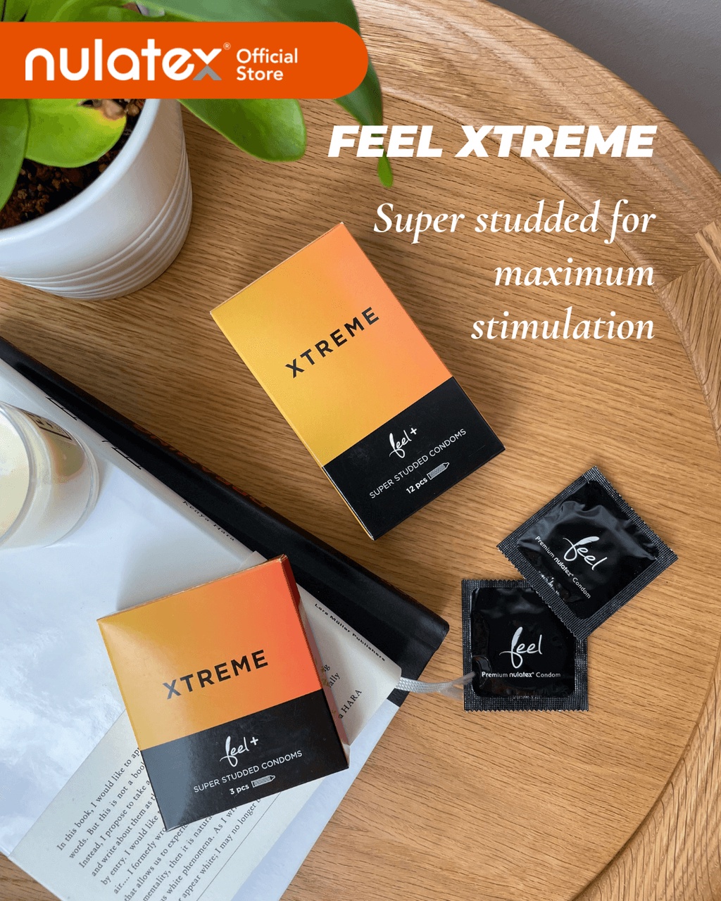 Nulatex Feel+ Xtreme Super Studded Condoms (3 Pcs) | Kondom Berbintik ...