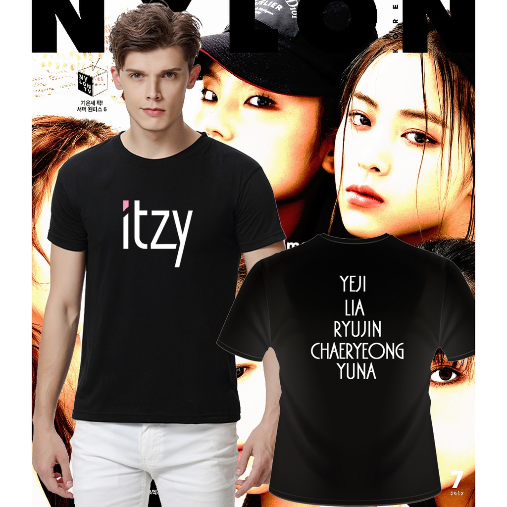 (KPOP) ITZY customize T shirt (can change name/number) | Shopee Malaysia