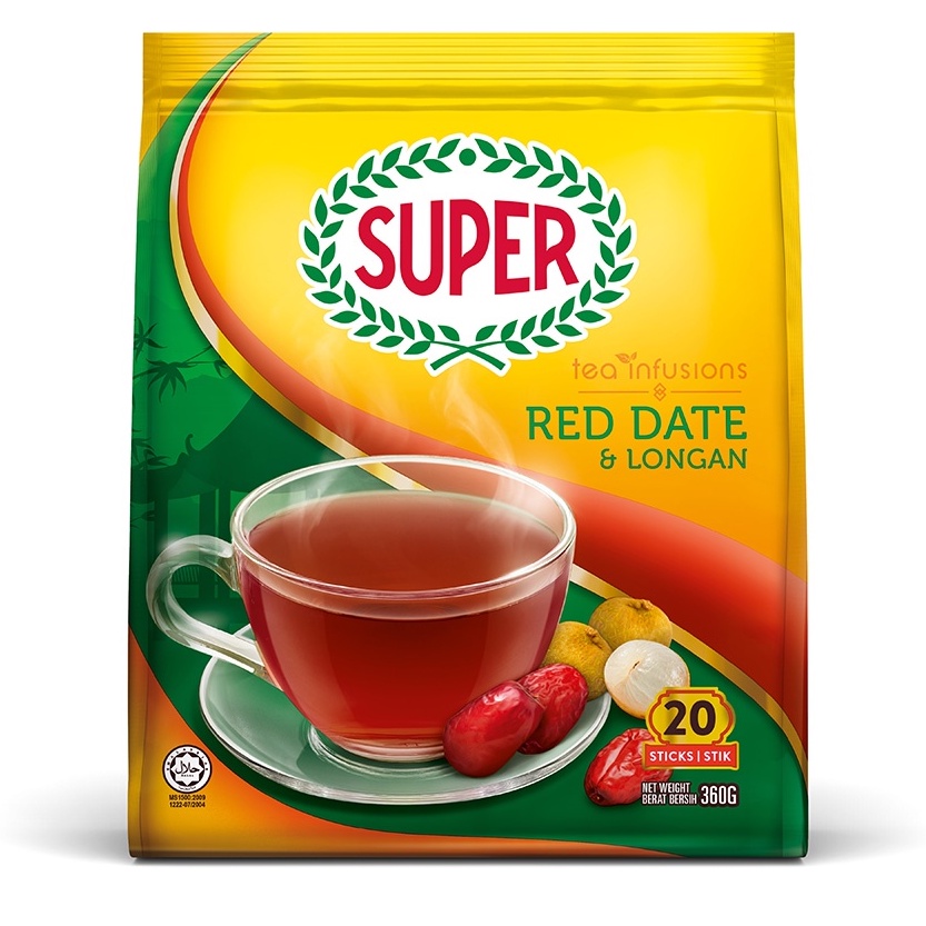 SUPER - Red Dates & Longan Tea(18g x 20 Stick Pouch)exp 25/10/24 ...