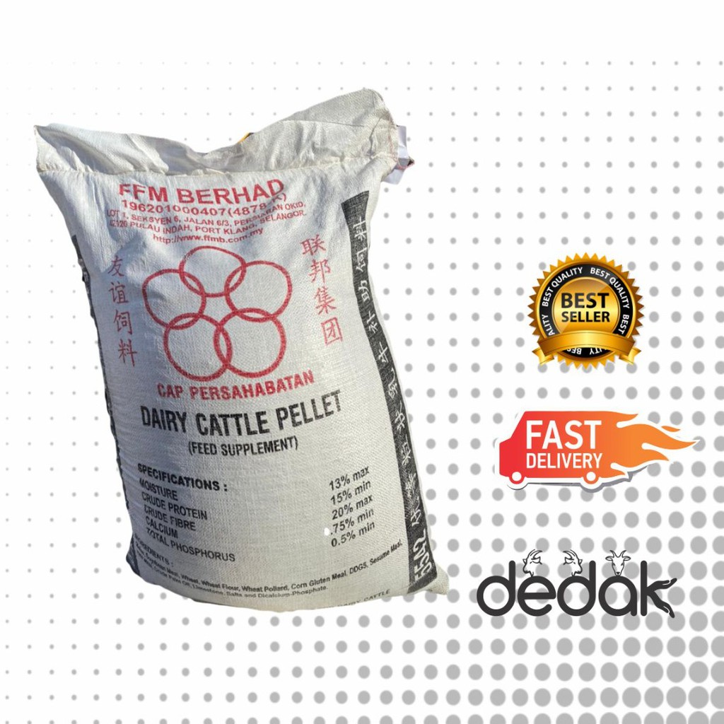 [Makanan Tenusu Haiwan] DEDAK FFM DAIRY CATTLE PALLET 5542 50KG ...