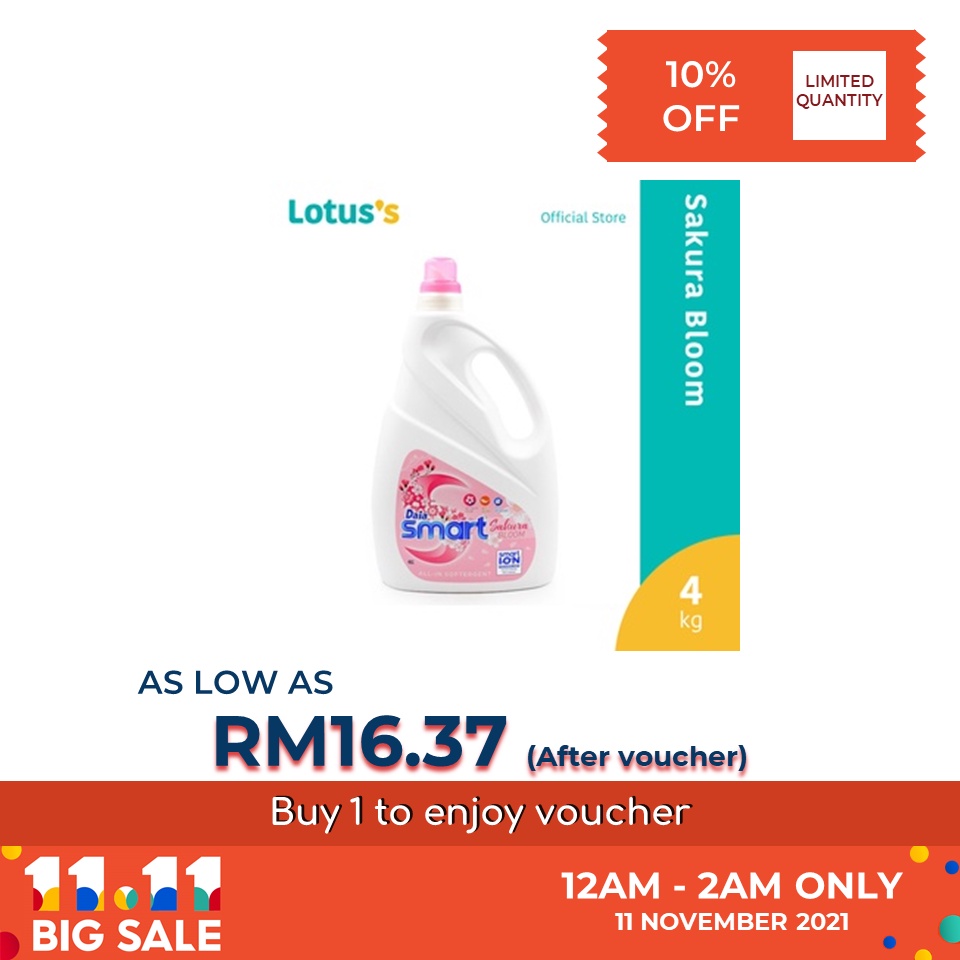 Daia Smart Sakura Bloom All-In Softergent 4kg | Shopee Malaysia