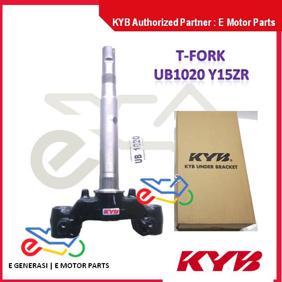 T-FORK LC 135 Y125 Y15ZR Y16 SRL RXZ FZ150 FORK T FORK KYB TIGA KAKI STEERING DAMPER UNDER ...