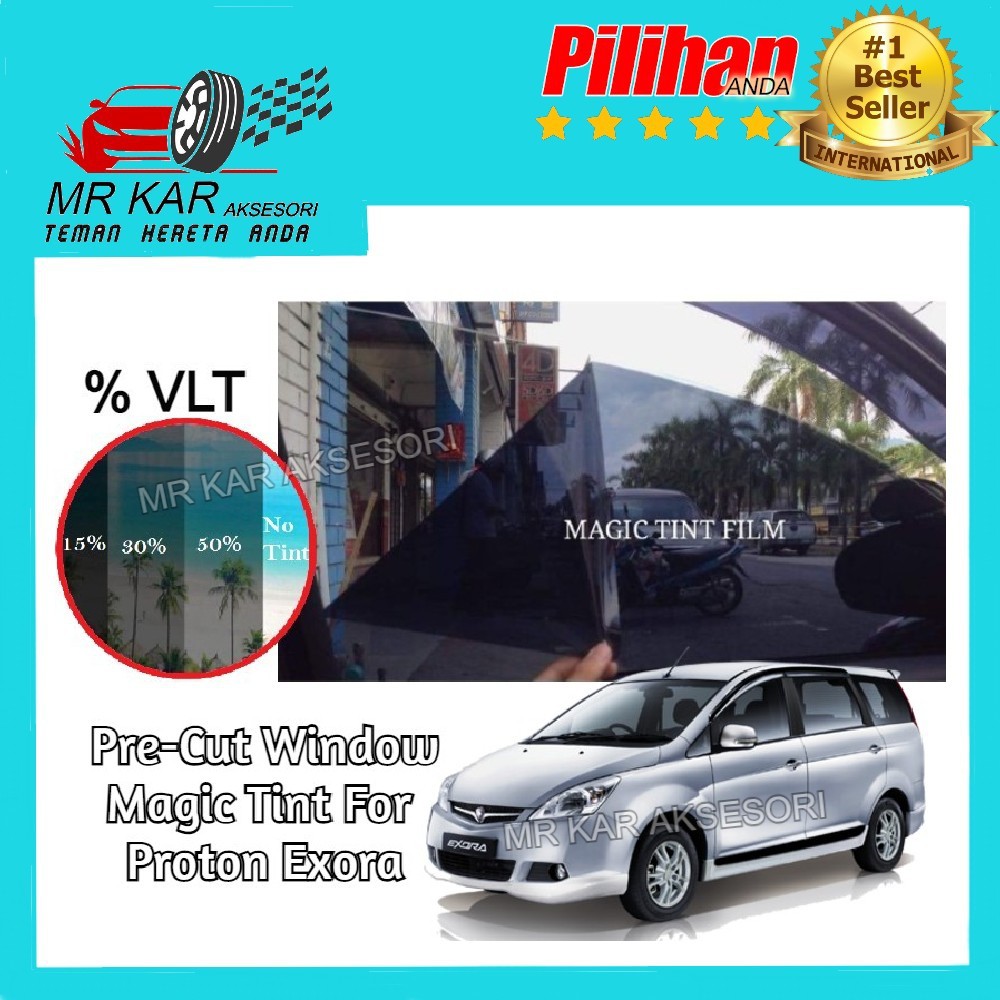 Reusable PreCut Shape Magic Tinted Solar Window Removable - BLACK ...