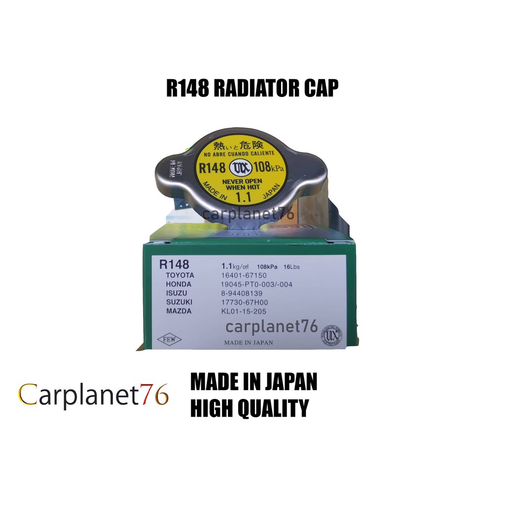 FEW RADIATOR CAP R148 1.1 HONDA SR4,S04,SV4,SM4,WIRA,SAGA,PERSONA,GEN2 ...