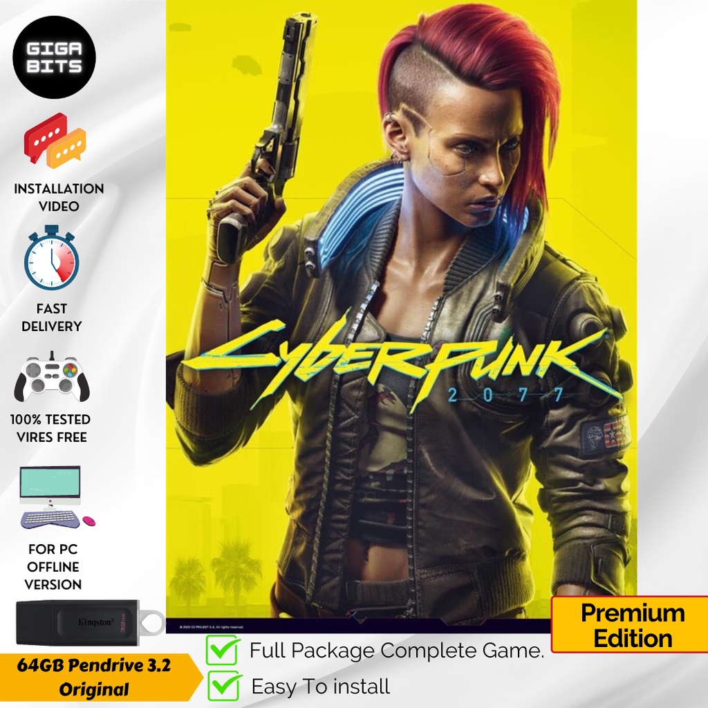 Cyberpunk 2077 V2.0 USB - [ Pendrive ] Steam + 10 DLCs + Bonus Content ...
