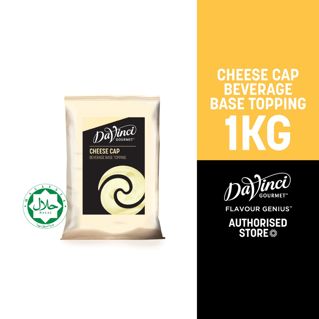 DaVinci Gourmet Cheese Cap Powder (600g) EXP DATE 31/03/2022 | Shopee ...