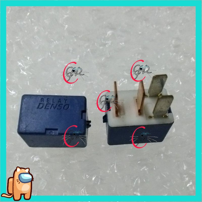 DENSO Blue 4 Pins Head Lamp Multipurpose Power Car Relay (MADE IN JAPAN ...