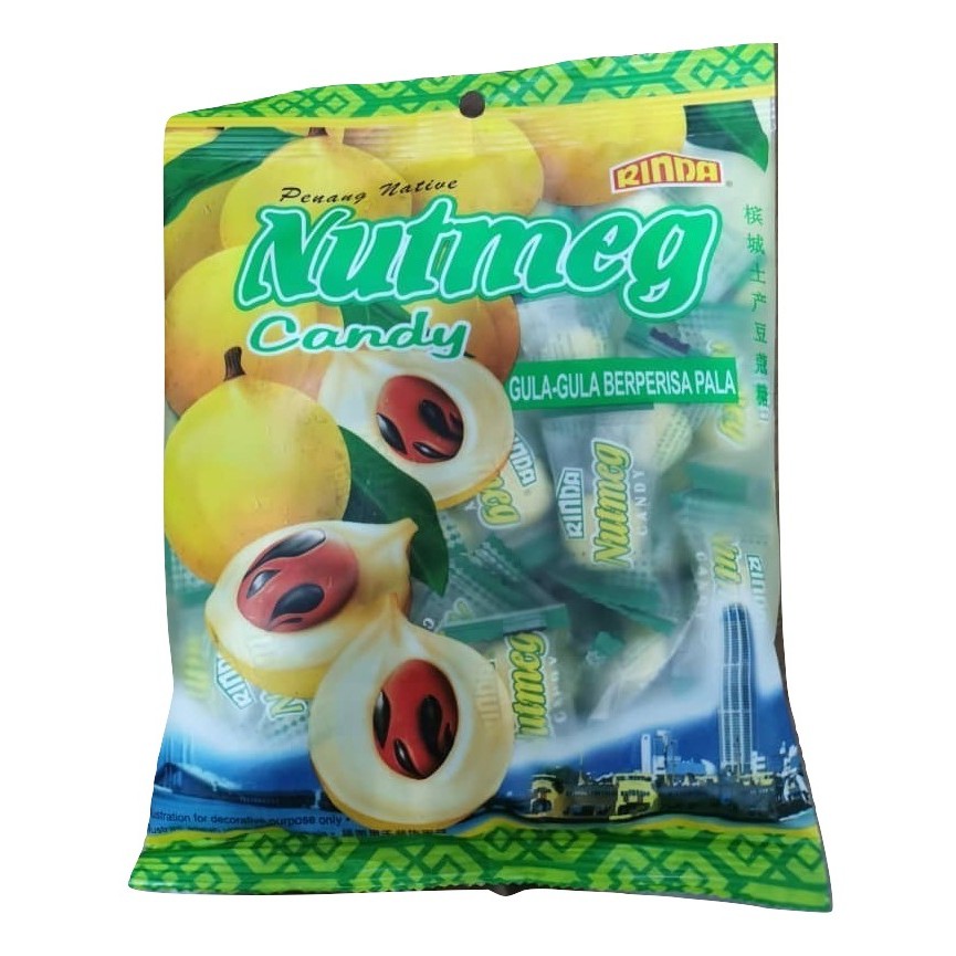 [HALAL READY STOCK] Penang Nutmeg Candy Gula-Gula Berperisa Pala 200g ...