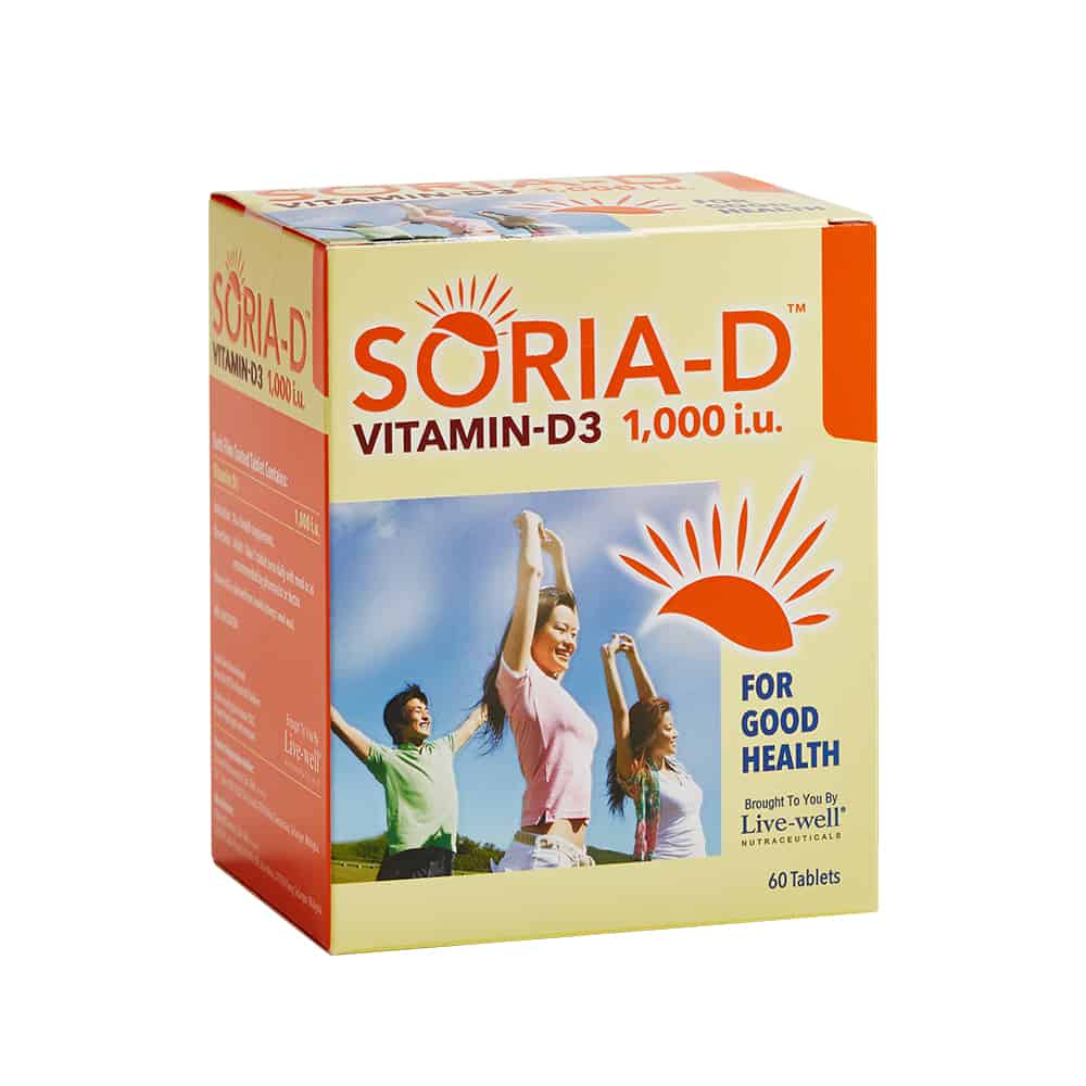 SORIA-D VITAMIN - D3 1000I.U 60s exp 11/24 n exp 5/2025 | Shopee Malaysia