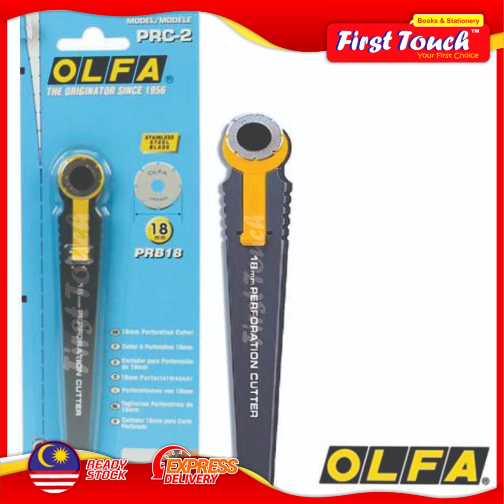 OLFA PRC-2 Perforation Cutter 18mm Perforated Cutter Pisau Garis | Shopee Malaysia