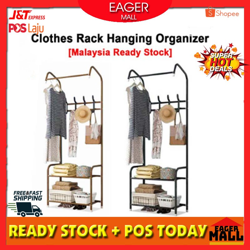 🔥PROMOSI MURAH 🔥Rak Pakaian Baju Storage Viral Bentuk L Shape Wardrobe ...