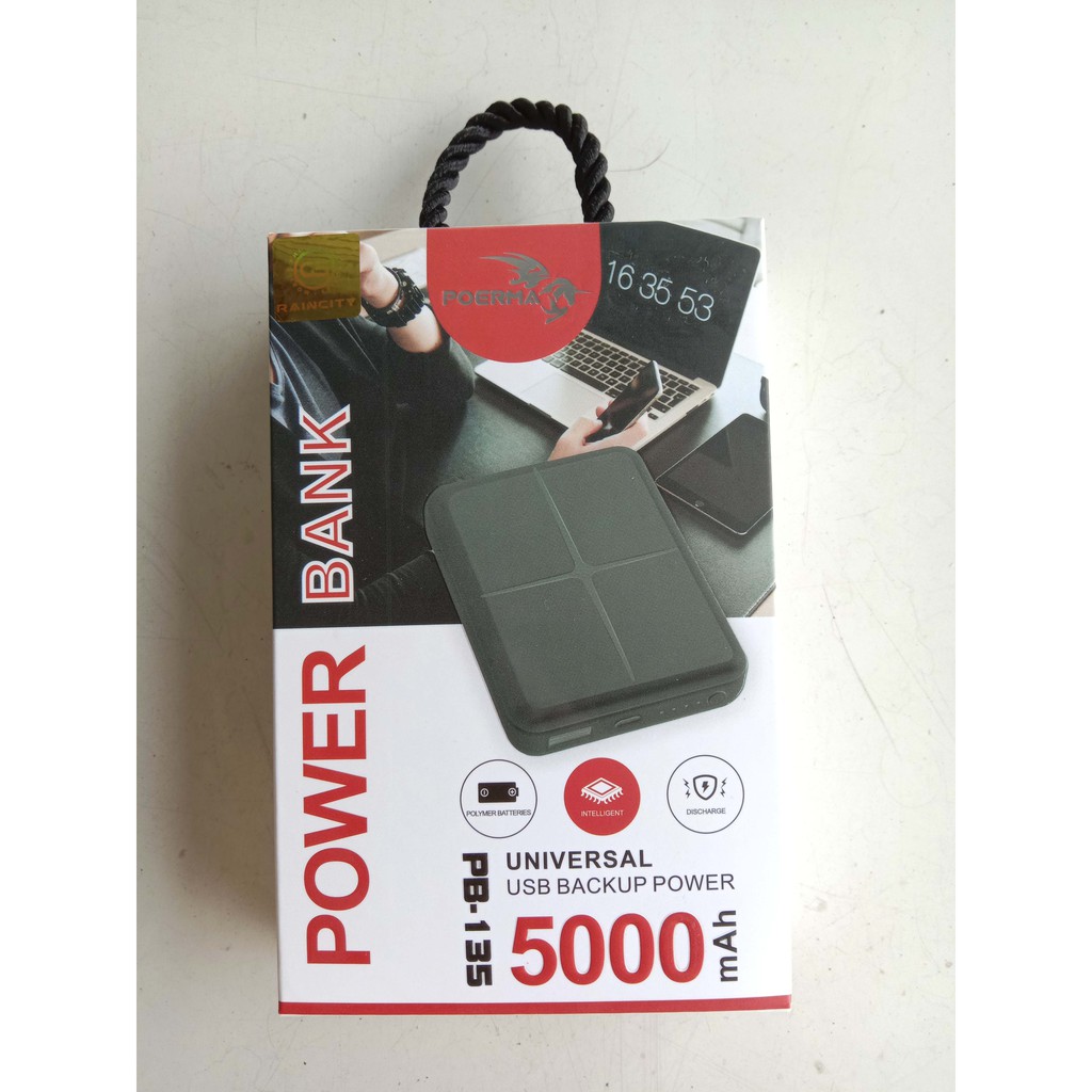 Poerma PowerBank PB-135 | Shopee Malaysia