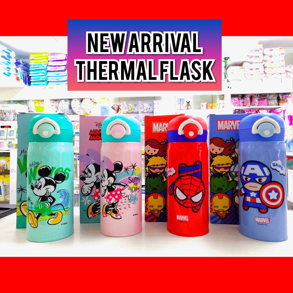 Original Disney & Marvel SUS 316 Stainless Steel Thermal Flask Bottle ...