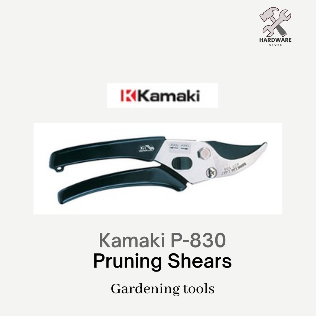 (Japan) Kamaki P-830 Pruning Shears | Steam cutter | Flower cutter | Gunting Bunga | 树枝剪刀 | 花枝剪刀 ...