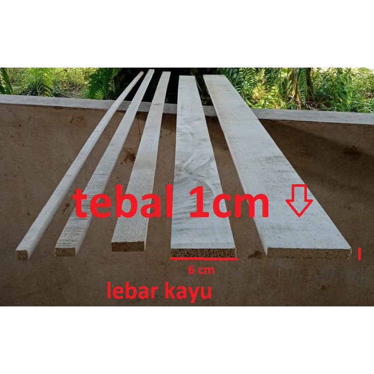 Deco 12mm - 80mm l Kayu DIY l Kayu beroti RBT (tebal 12mm) | Shopee ...