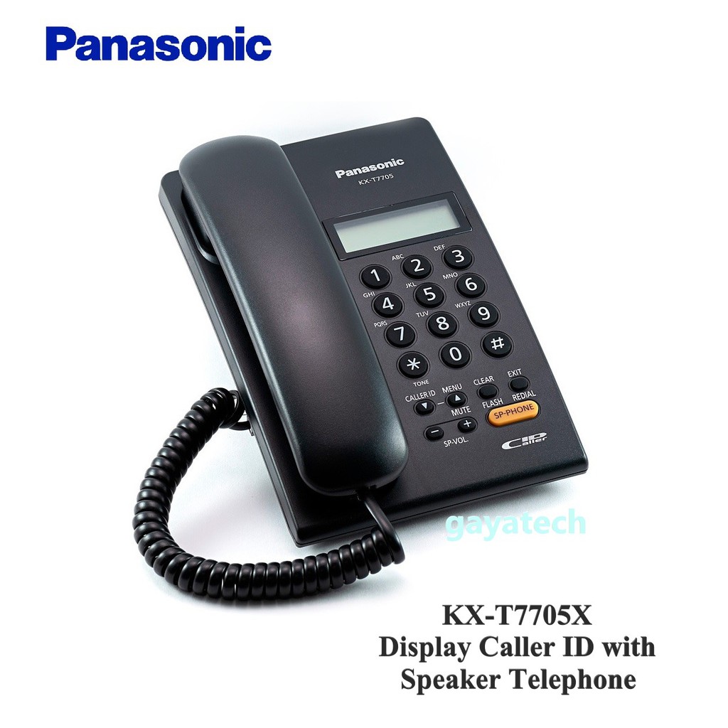 Panasonic KX-T7705X Display Caller ID with Speaker - Corded Telephone ...